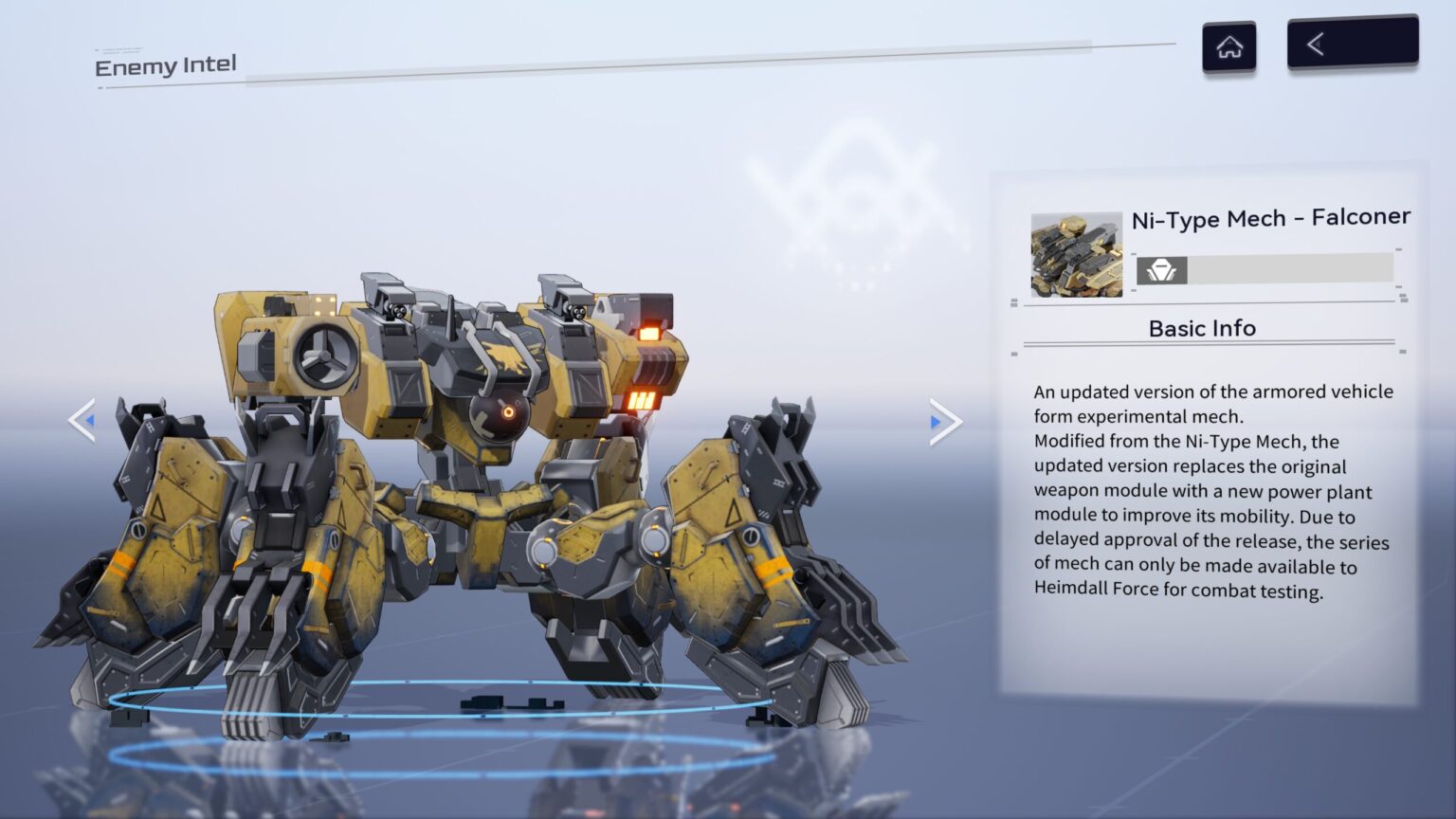 Neural Simulation Spotlight: Ni-Type Mech - Falconer | Snowbreak ...