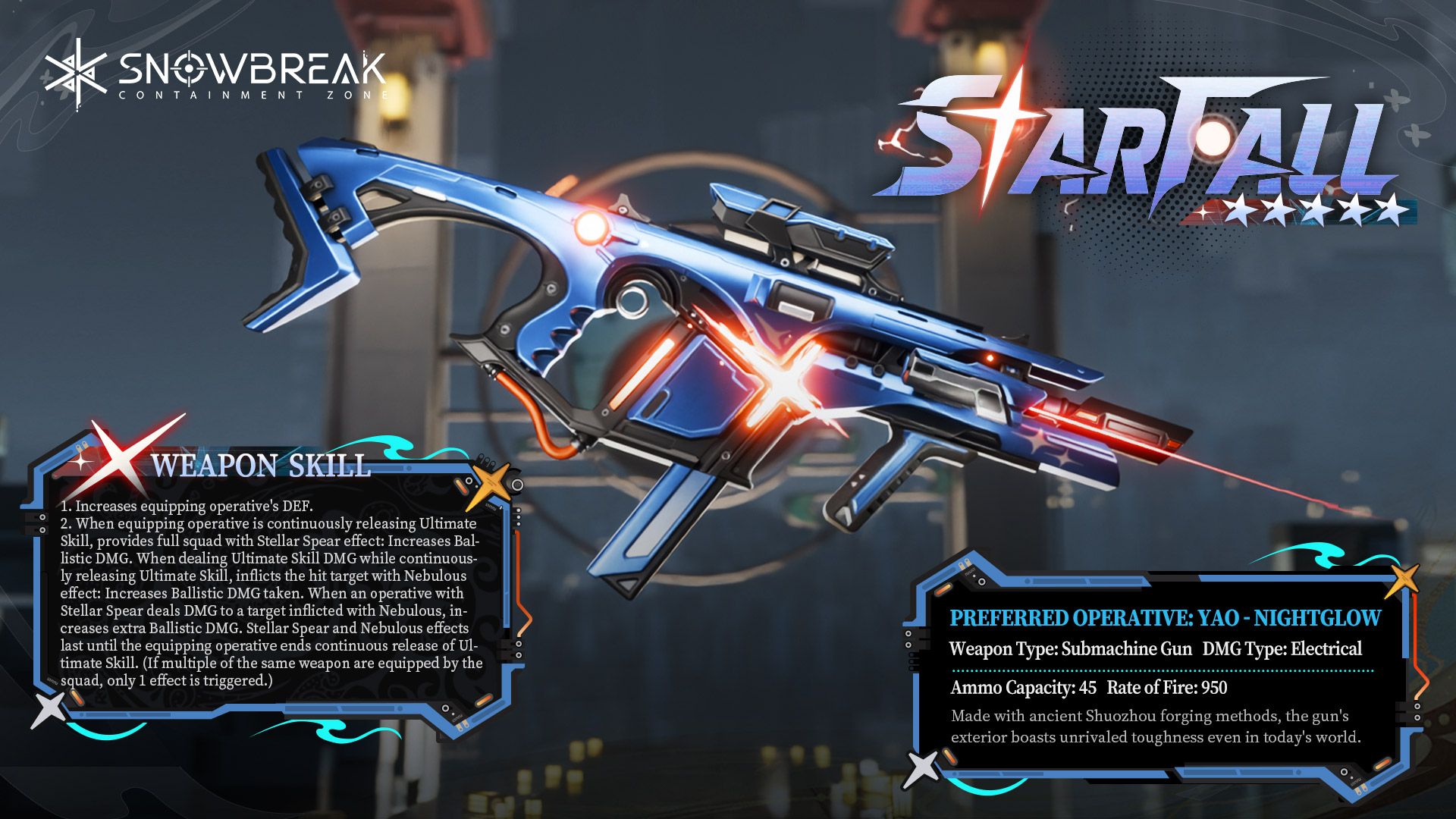 Yao - Nightglow Character Preview | Snowbreak: Containment Zone