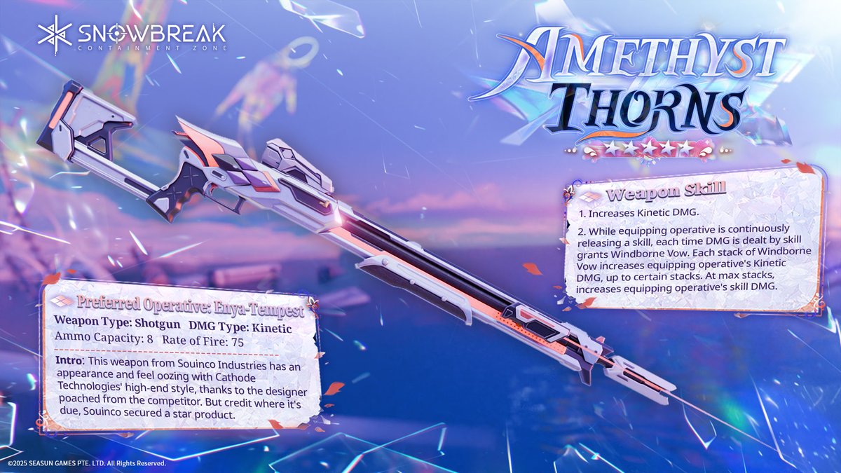 Enya - Tempest Character Preview | Snowbreak: Containment Zone