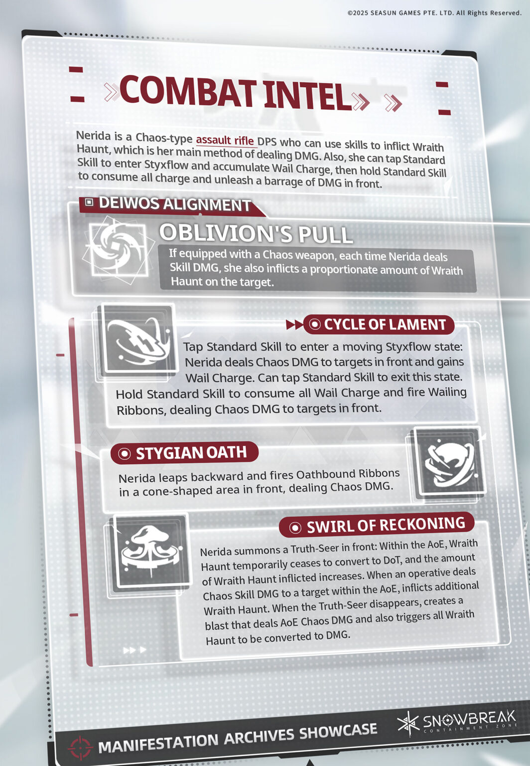 Nerida - Styx Envoy Character Preview | Snowbreak: Containment Zone